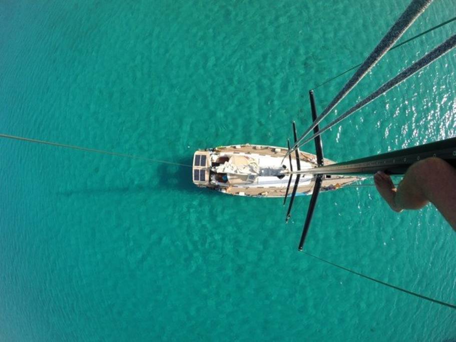 mast view | San Blas Sailing